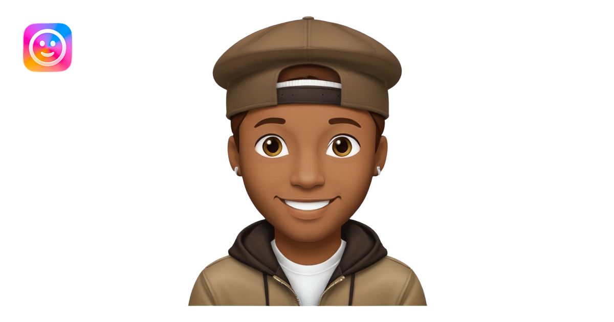 Jerome "Romeo" Jones of IMx, male rapper with brown hair emoji | AI ...