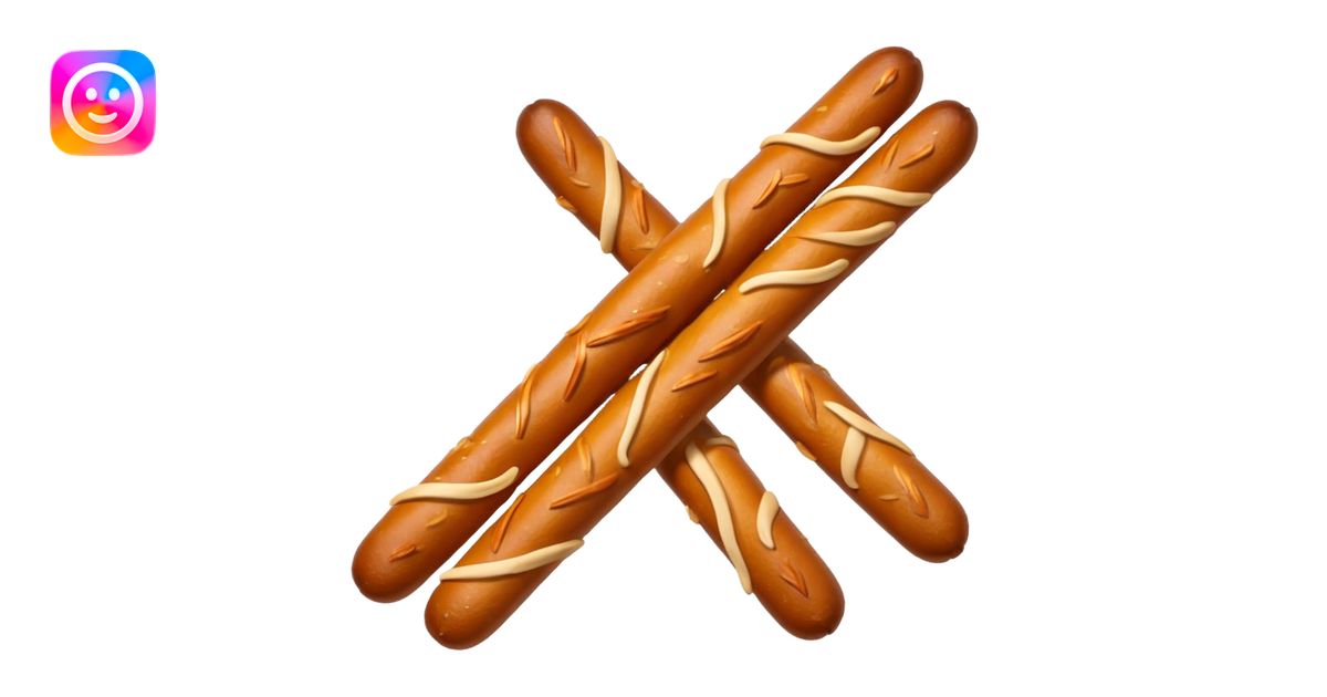 Pretzel sticks emoji | AI Emoji Generator