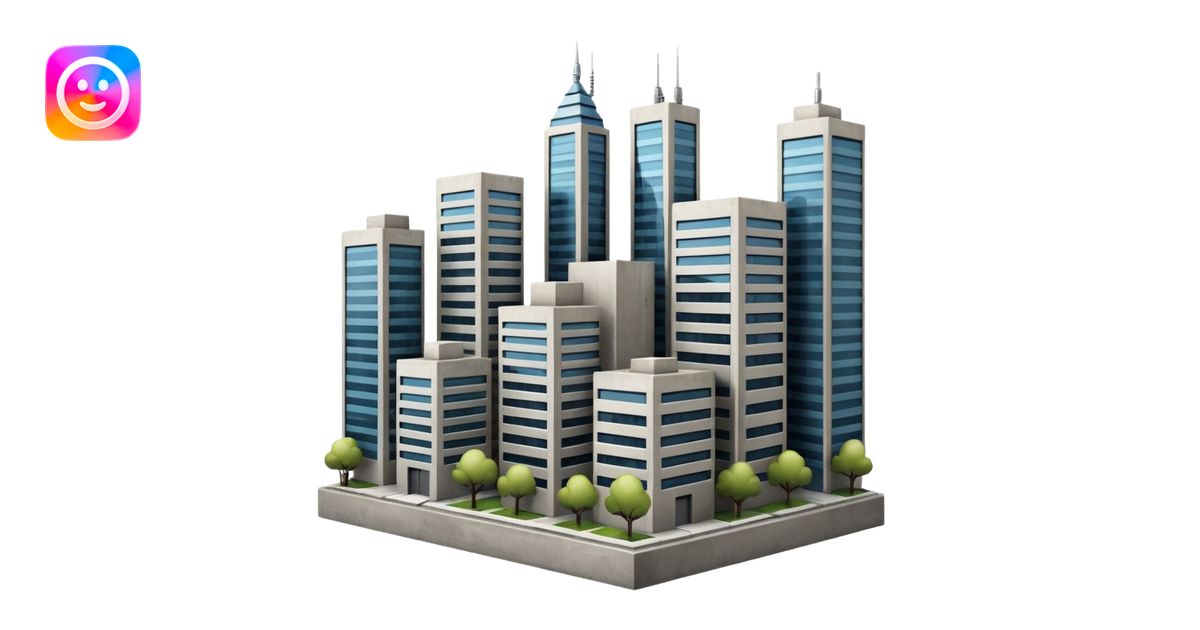 city and home emoji | AI Emoji Generator