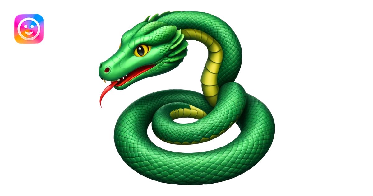 Serpent emoji | AI Emoji Generator
