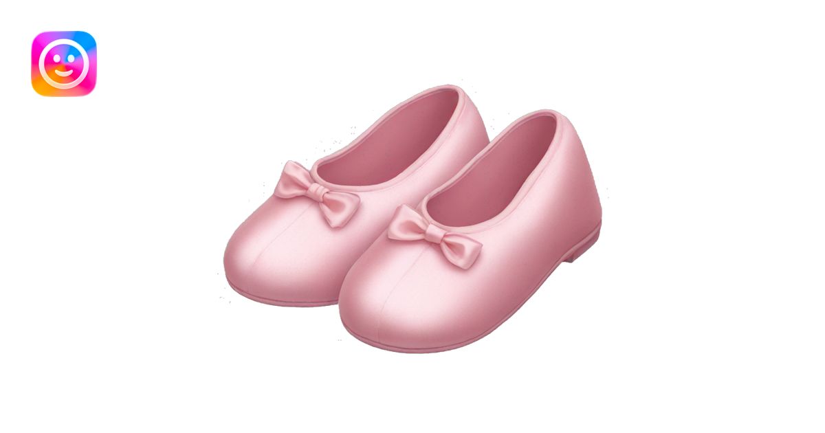 Light pink silk slippers emoji | AI Emoji Generator