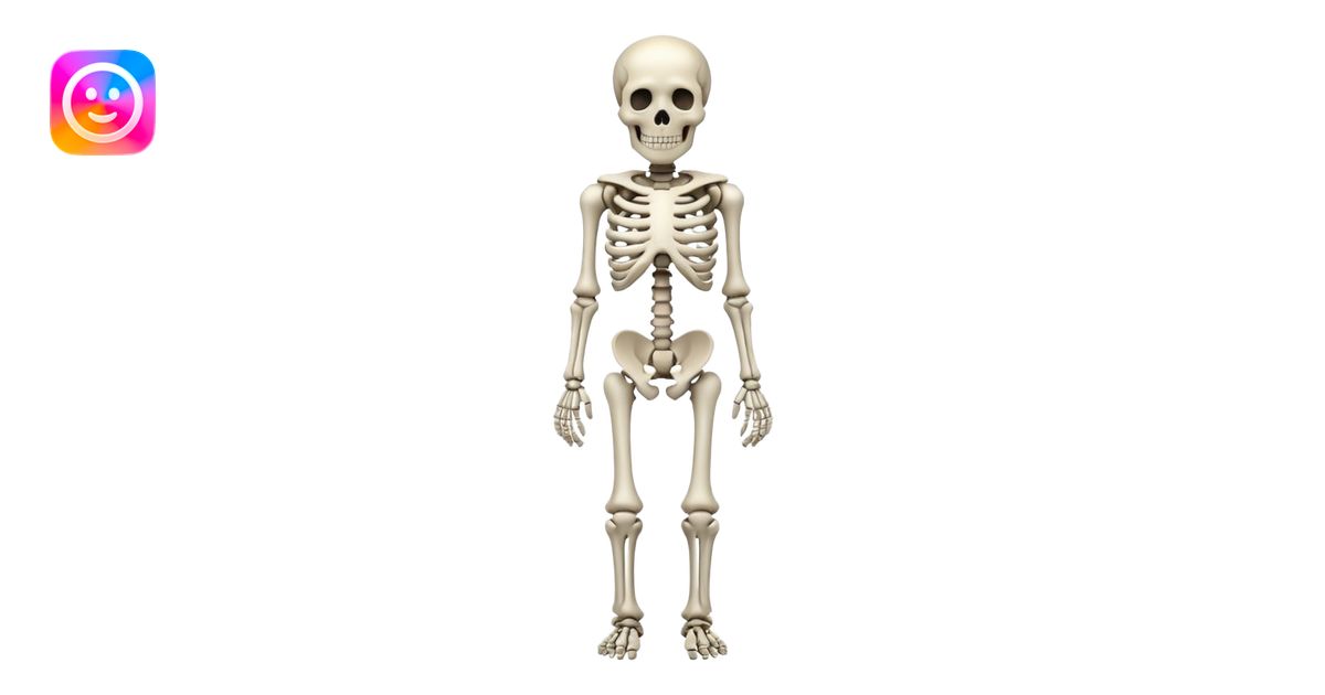 Skeleten emoji | AI Emoji Generator
