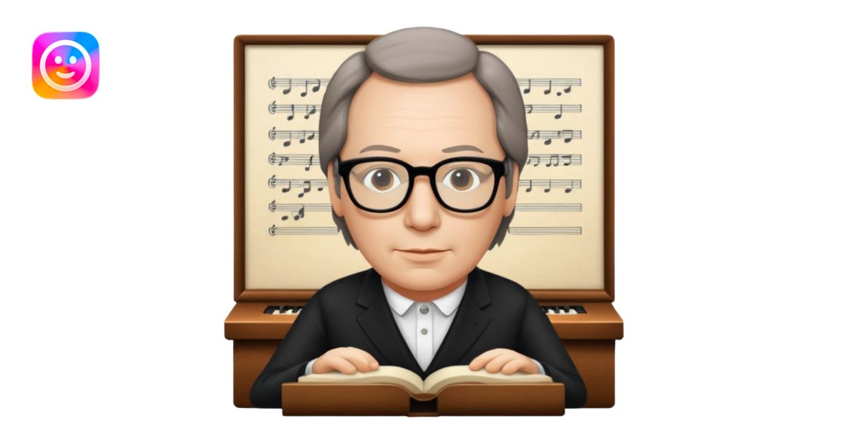Hans Zimmer composing emoji | AI Emoji Generator