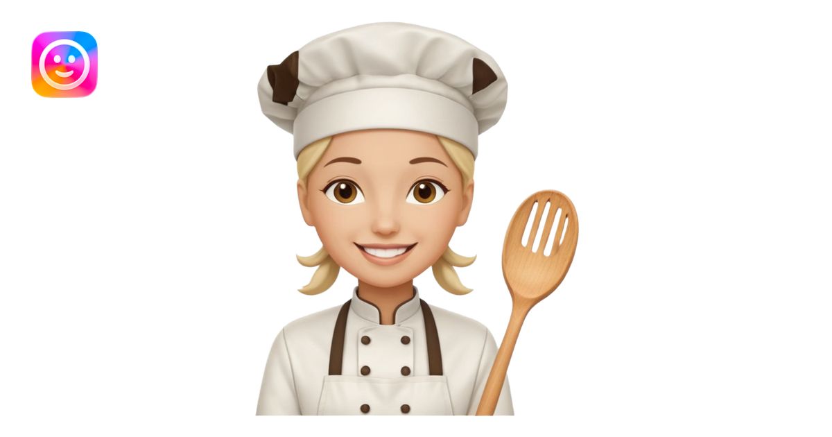 female chef emoji emoji | AI Emoji Generator