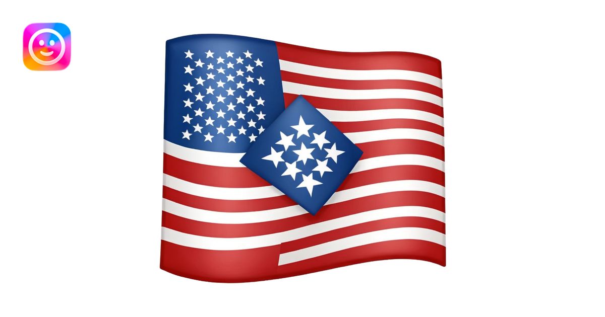 United States flag with a swastika symbol replacing the stars emoji ...