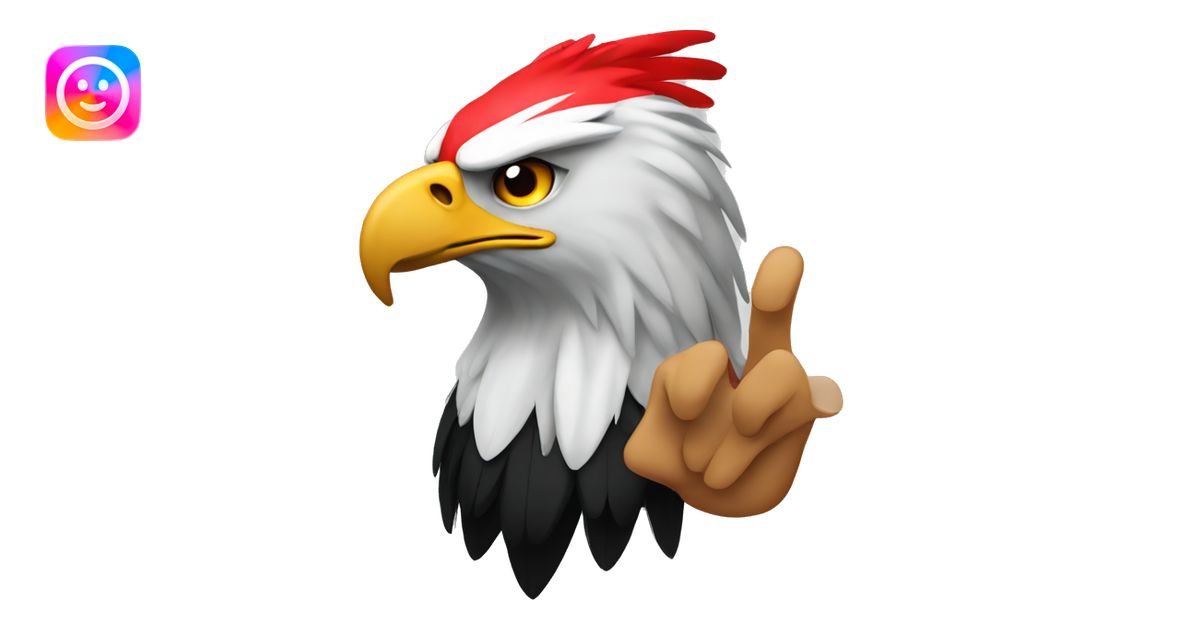 Albanian eagle hands emoji | AI Emoji Generator