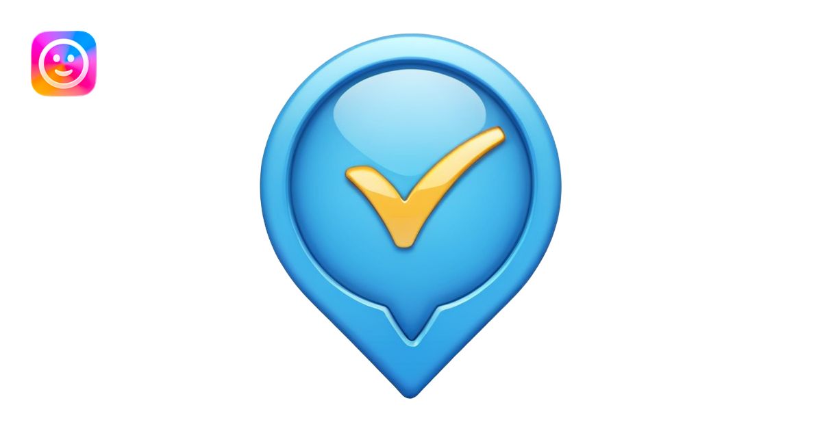 blue checkmark emoji | AI Emoji Generator