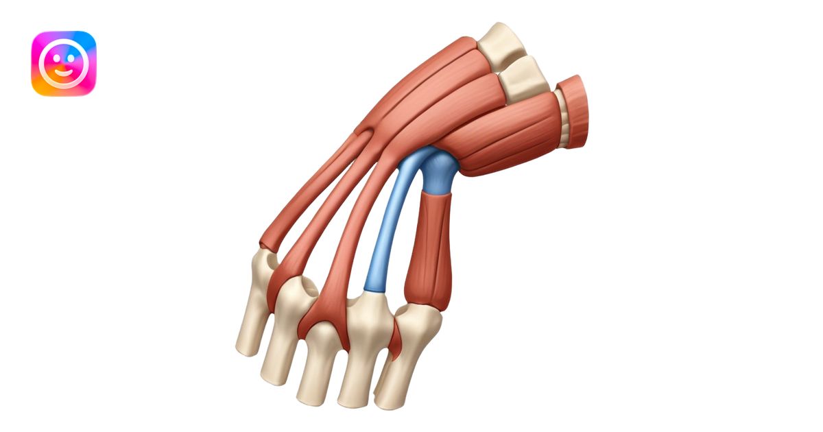 Elbow muscle anatomy emoji | AI Emoji Generator