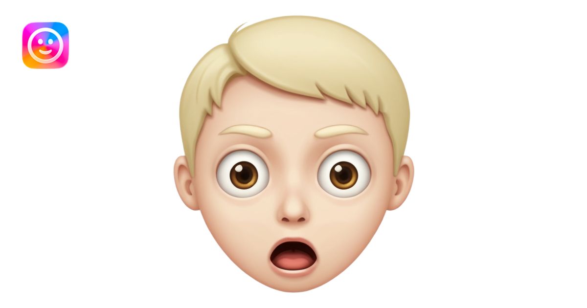 Frightened face emoji emoji | AI Emoji Generator