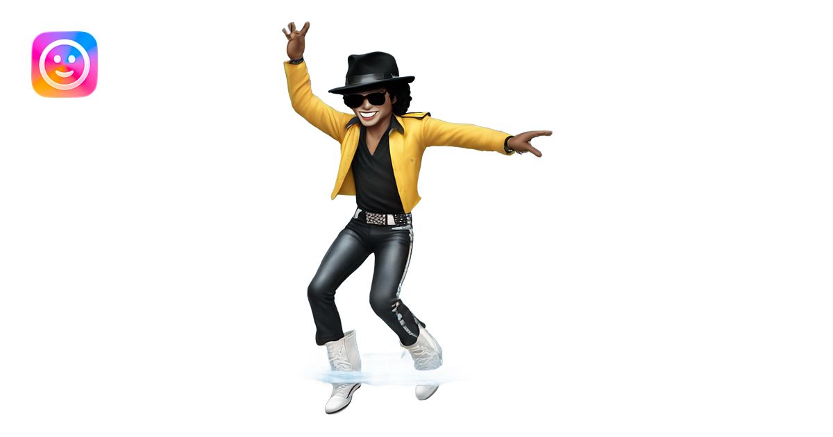 Michael Jackson dancing on water emoji | AI Emoji Generator