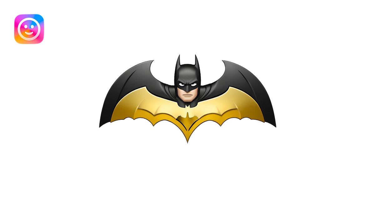 Batman logo emoji | AI Emoji Generator