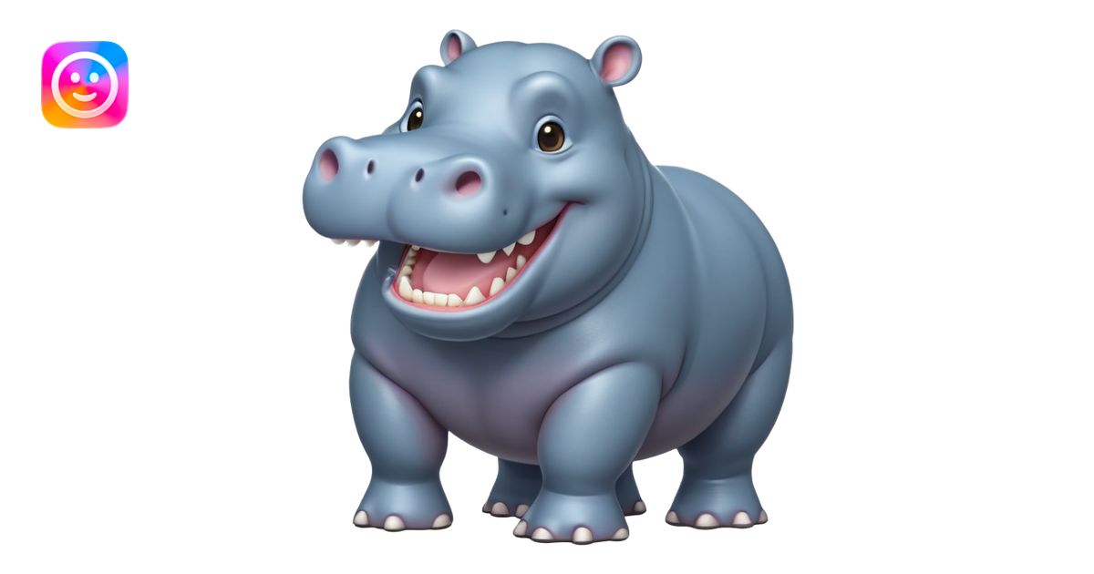 cinematic-hippo-realistic-full-body-side-view-standing-on-all-fours ...