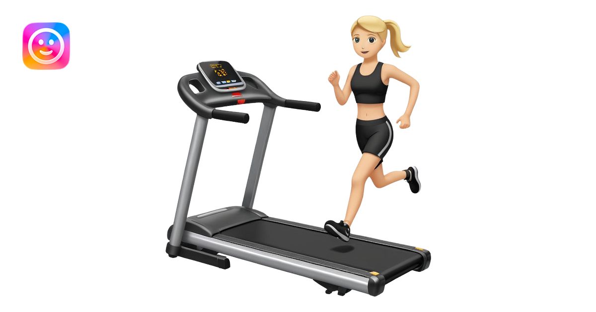 cinta de correr gimnasio emoji | AI Emoji Generator