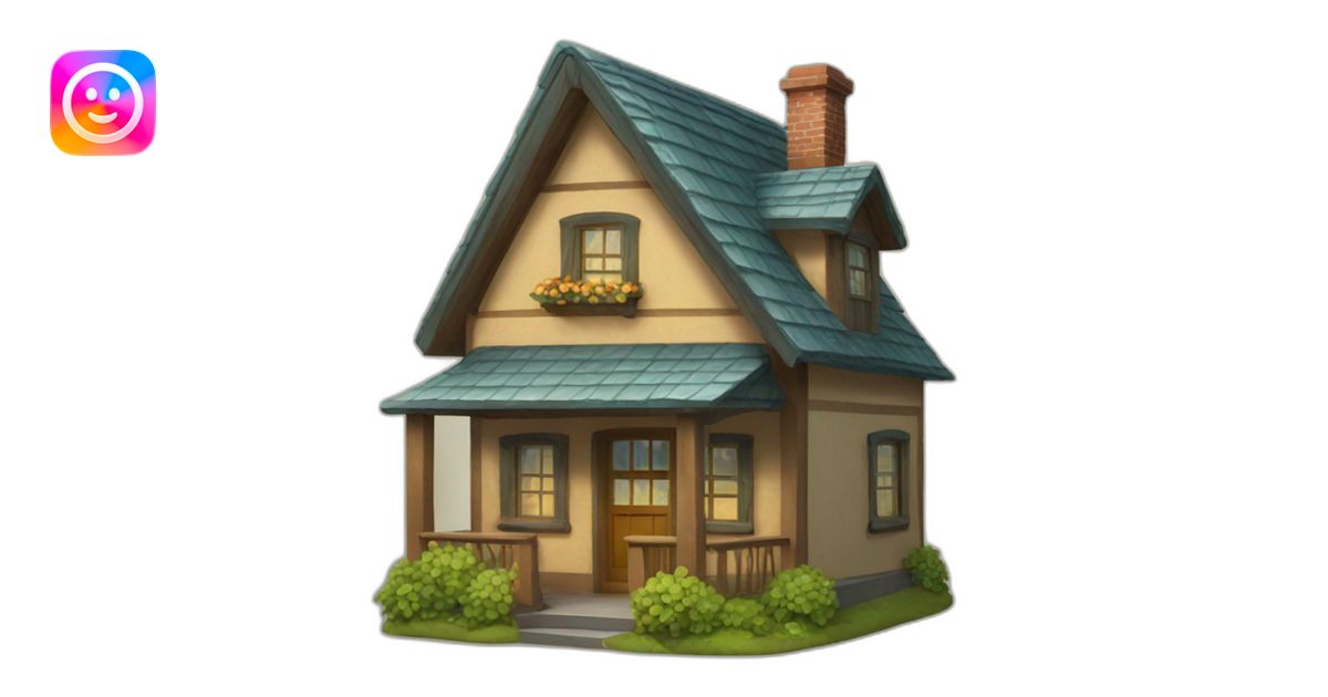 cottage for rent emoji | AI Emoji Generator