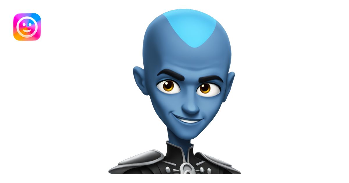 Megamind emoji | AI Emoji Generator