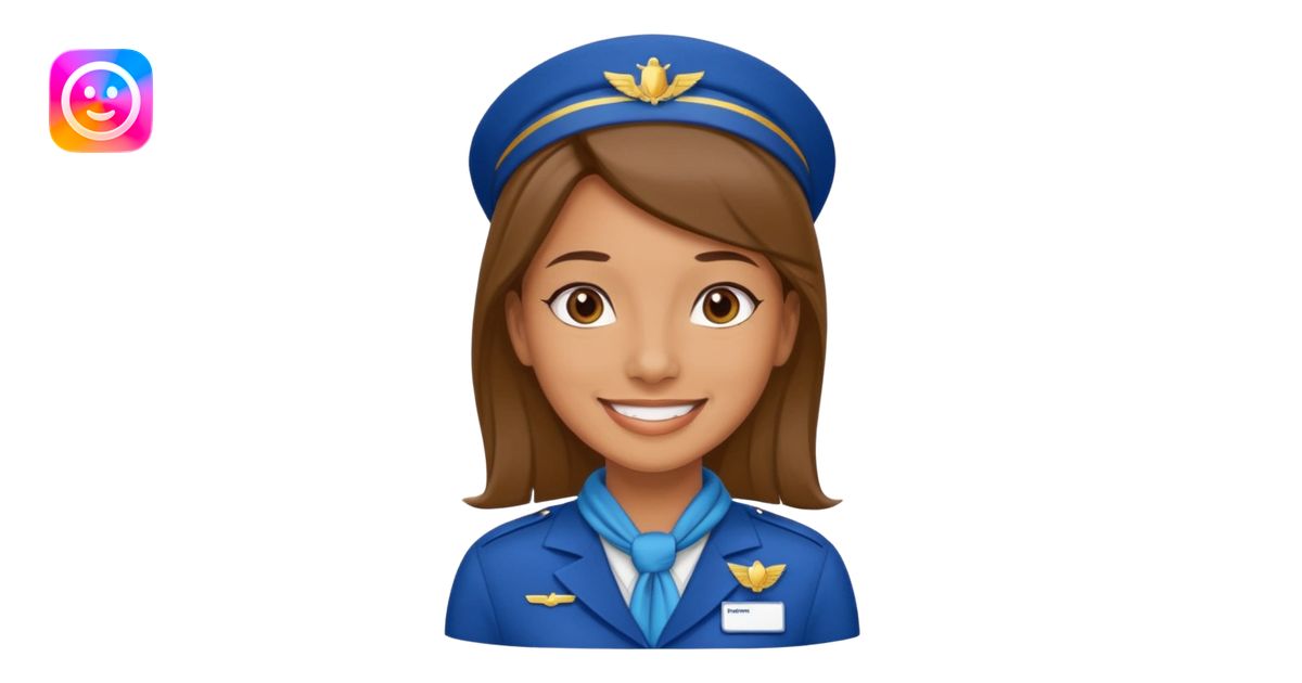 flight attendant emoji | AI Emoji Generator