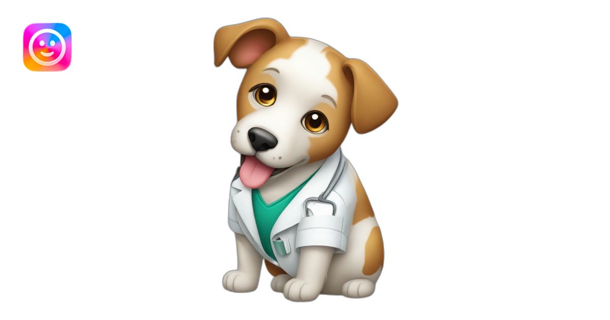 Símbolo de Medicina Veterinaria y Zootecnia emoji | AI Emoji Generator
