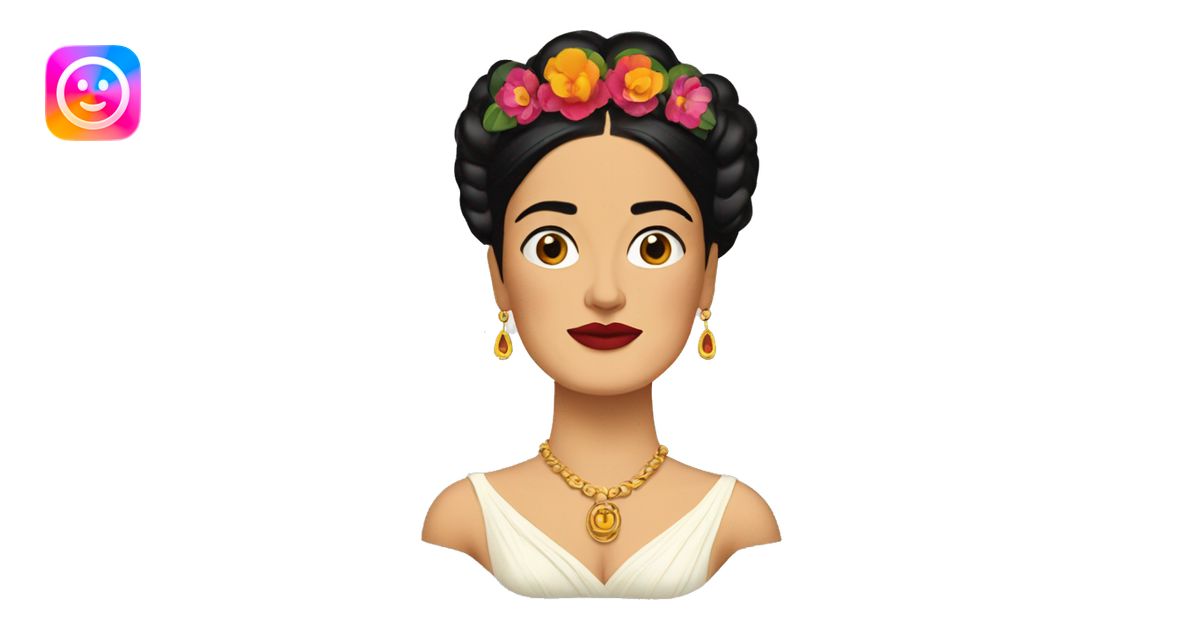 salma hayek in “frida” emoji | AI Emoji Generator