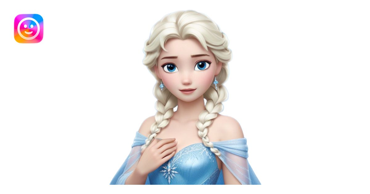 Cinematic Realistic Elsa Portrait, depicted with lifelike skin texture ...