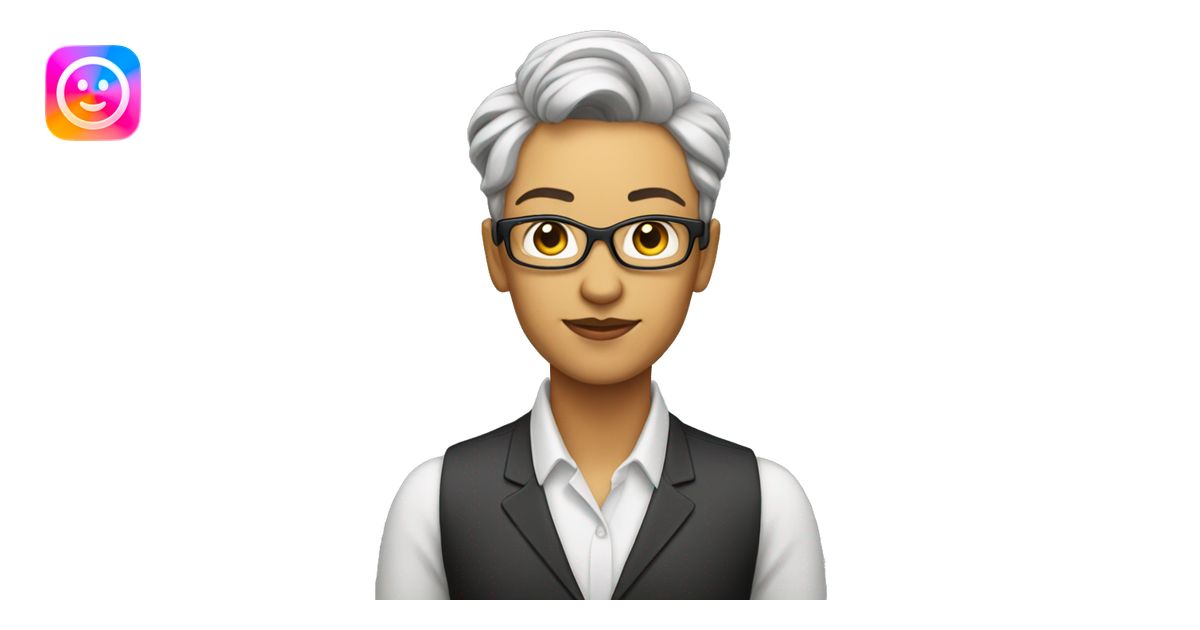Non Binary Ceo of a Tech Company emoji | AI Emoji Generator