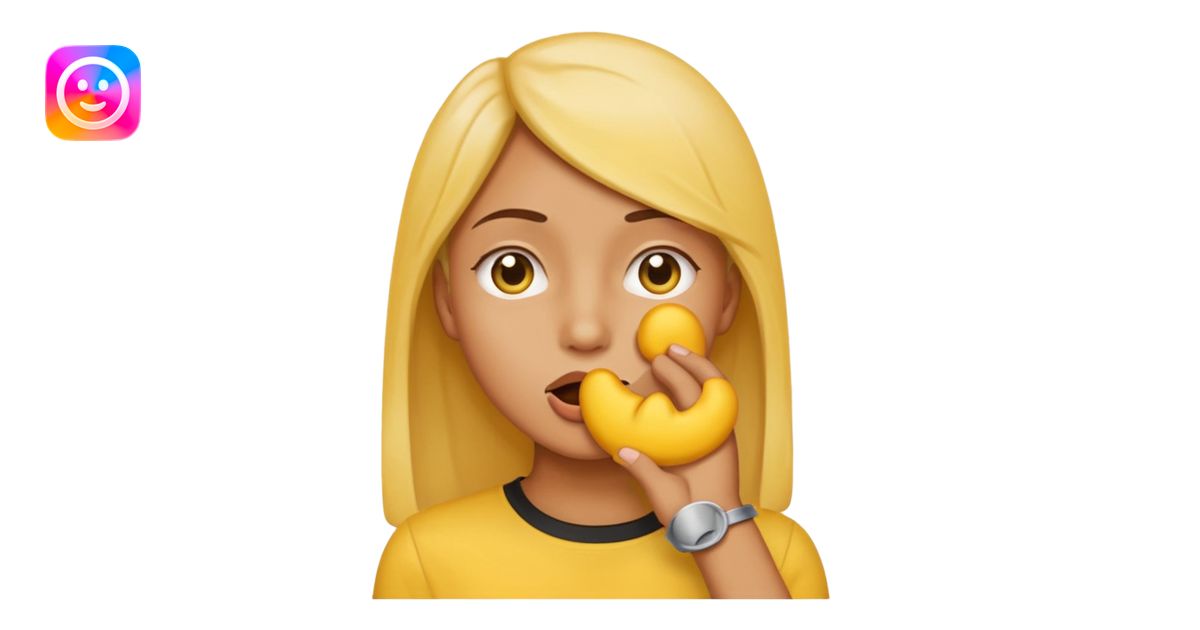 whispering emoji: hand on side of mouth looking behind emoji | AI Emoji ...