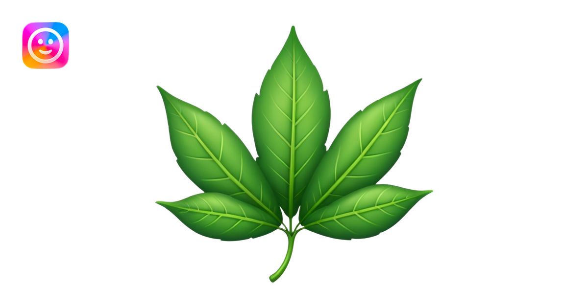 leaf icon emoji | AI Emoji Generator