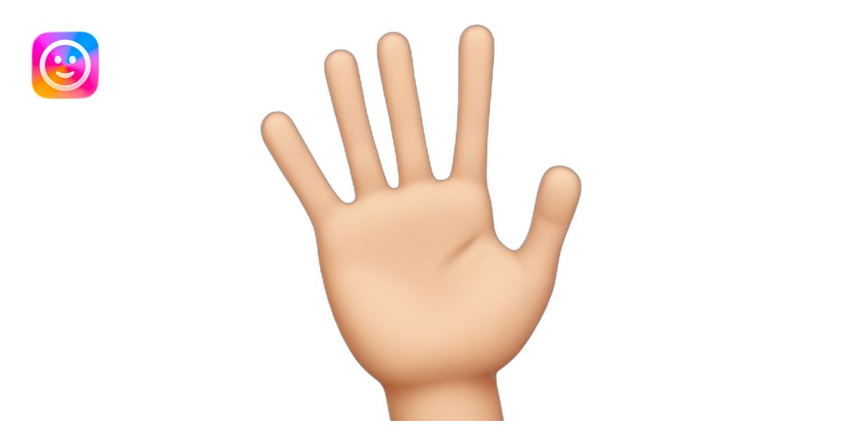 Fingers emoji | AI Emoji Generator