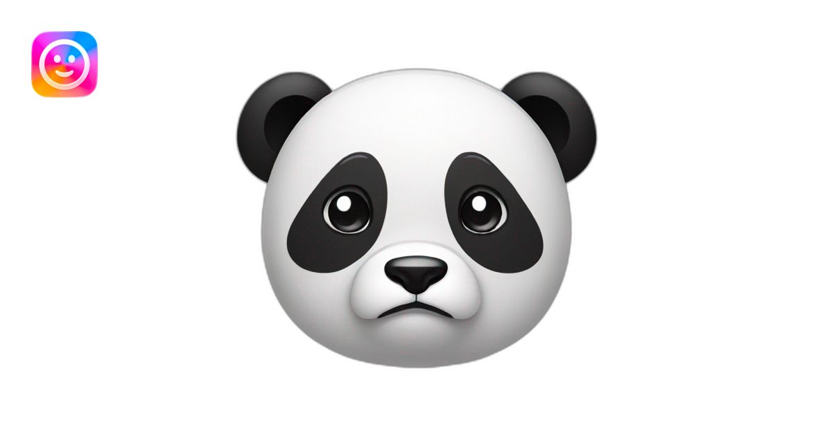 sad panda emoji | AI Emoji Generator