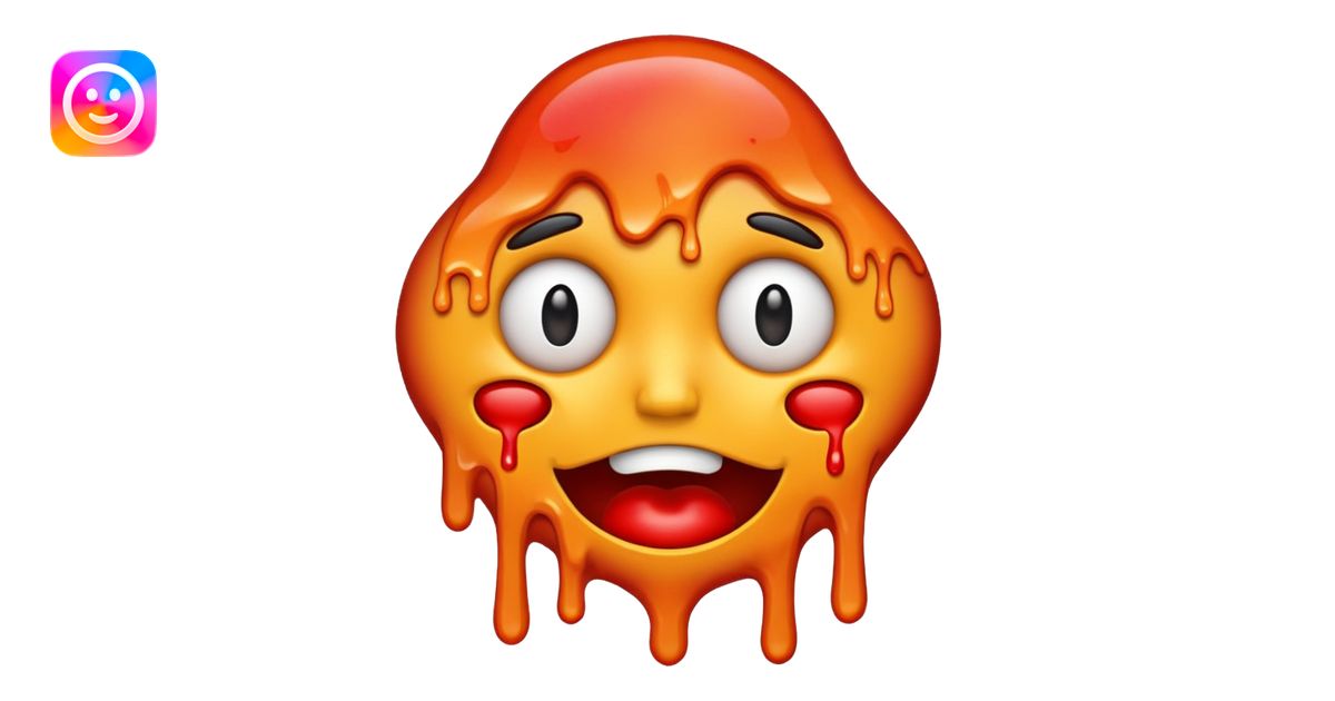 Face melt emoji emoji | AI Emoji Generator