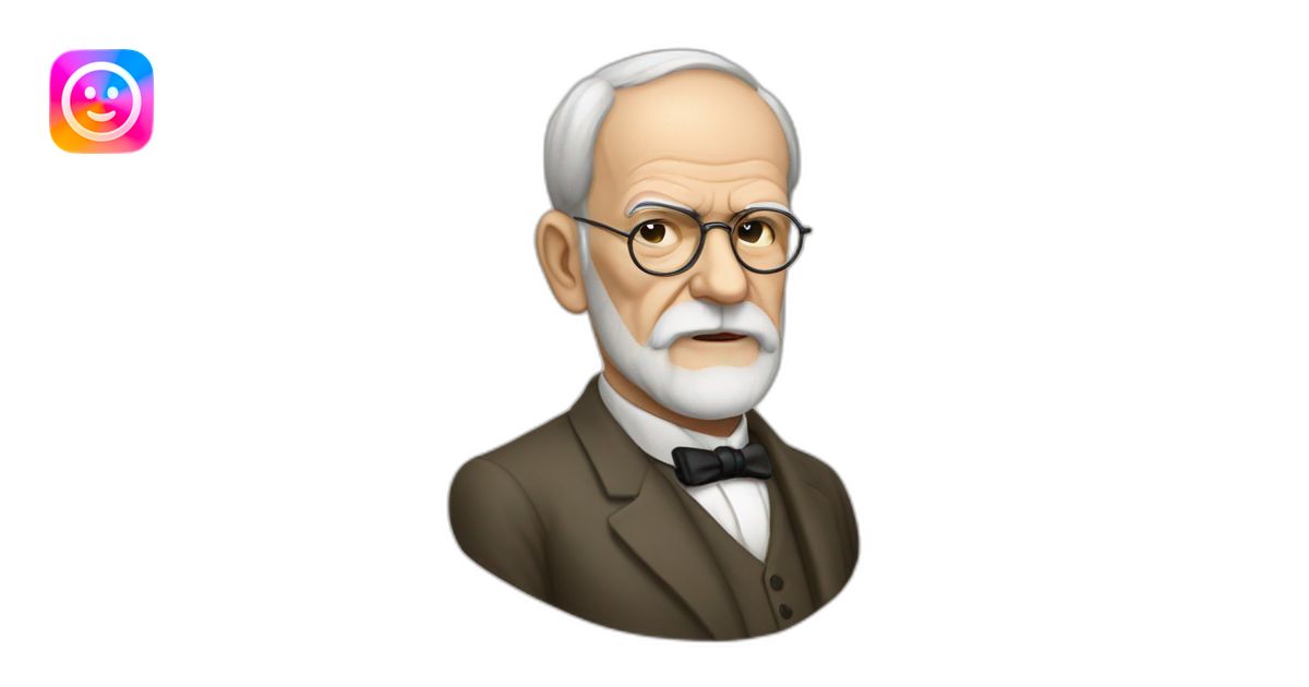 Sigmund Freud emoji | AI Emoji Generator