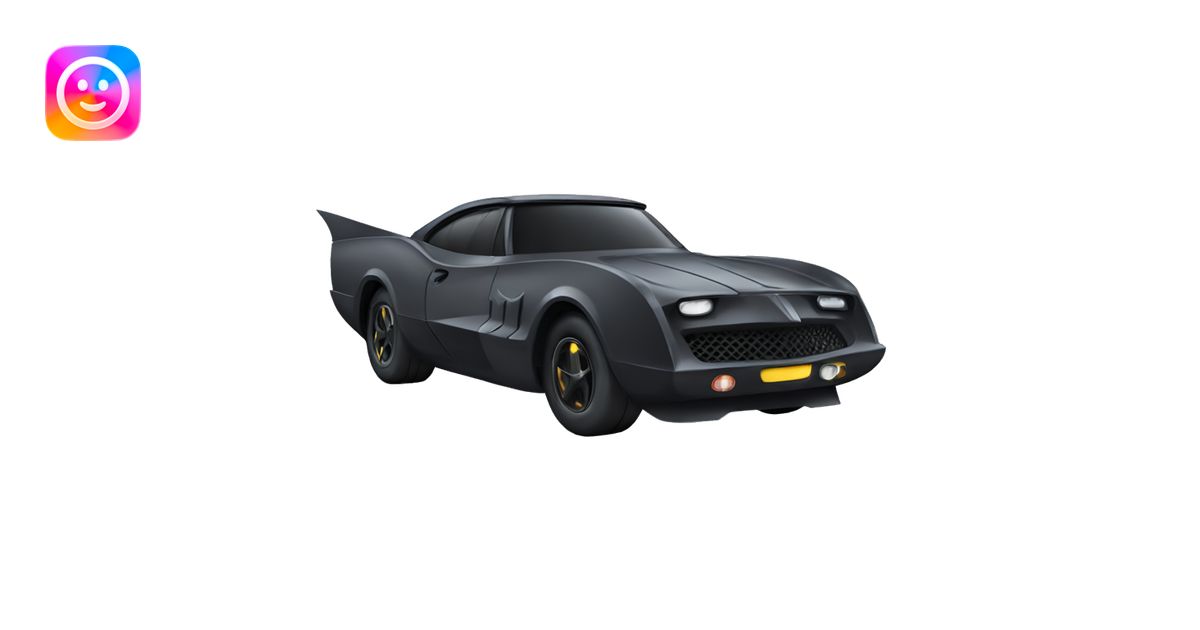 Carro de batman emoji | AI Emoji Generator