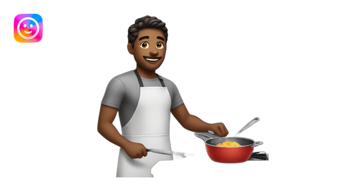 boyfriend cooking emoji | AI Emoji Generator