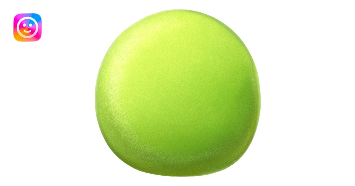 round japanese matcha mochi emoji | AI Emoji Generator