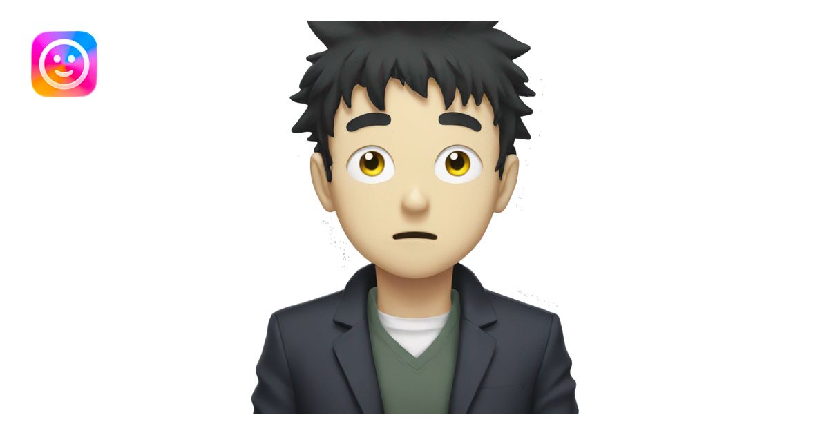 mob psycho emoji | AI Emoji Generator