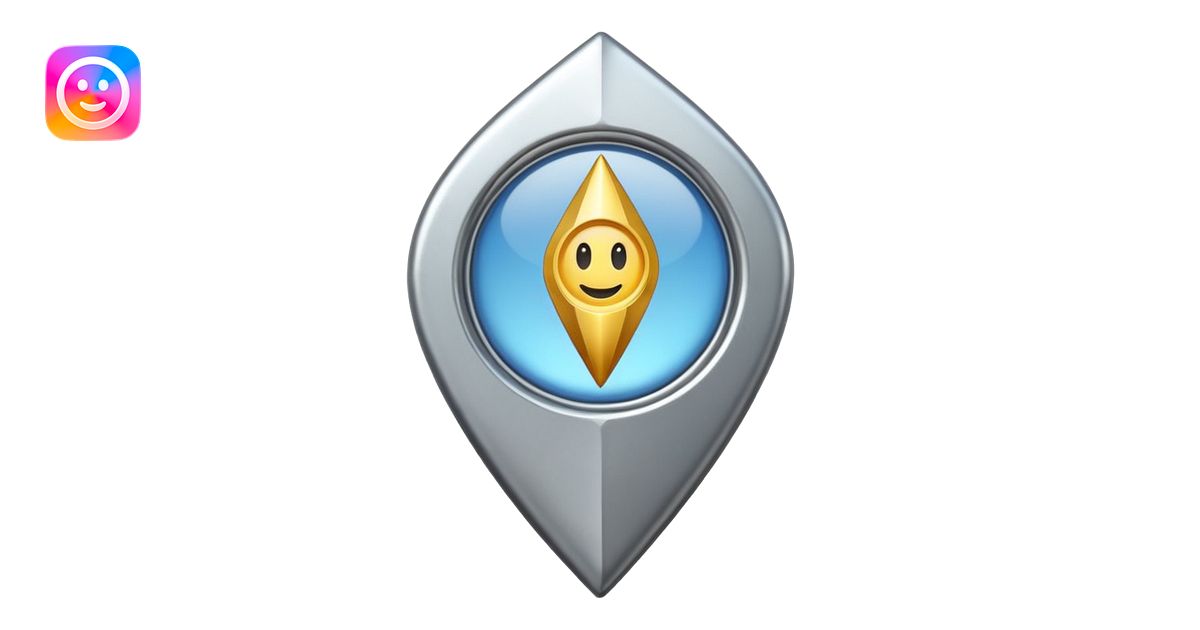 Maps pin emoji | AI Emoji Generator