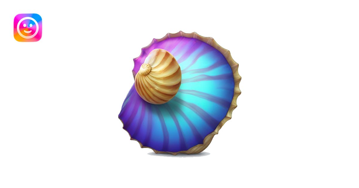 Shell with disco ball emoji | AI Emoji Generator