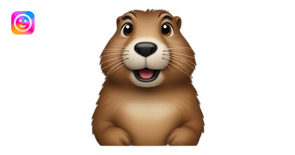 groundhog emoji | AI Emoji Generator