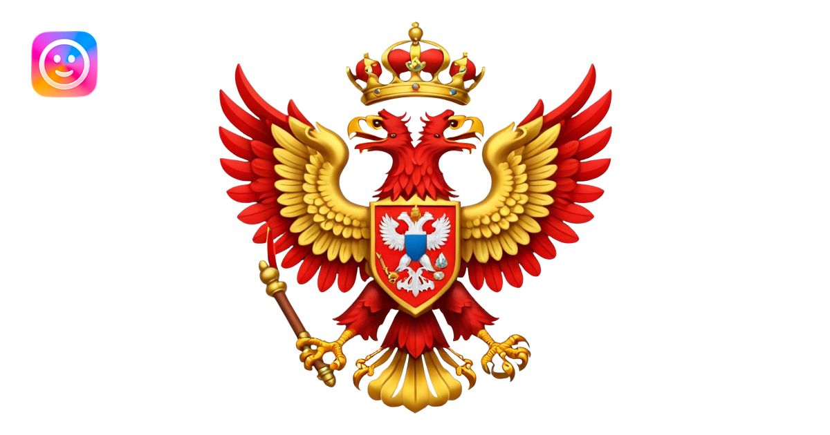 Russian Coat Of Arms emoji | AI Emoji Generator