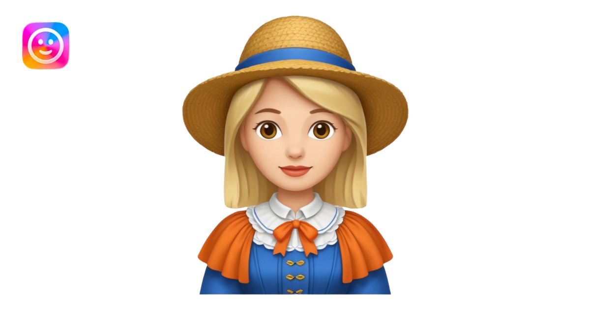 woman with dutch clothing emoji | AI Emoji Generator