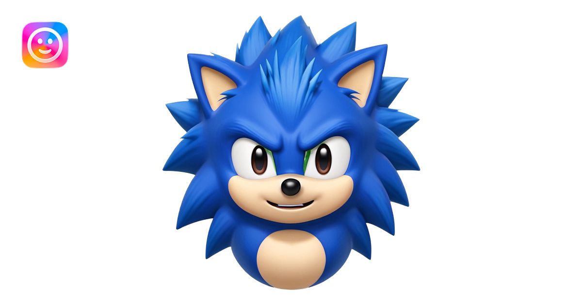 Make me sonic emoji | AI Emoji Generator
