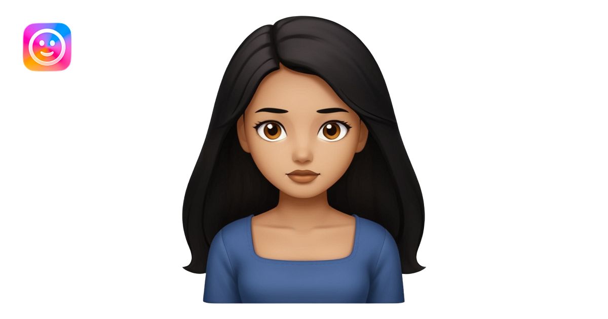 A deep skin girl (deep skin is caramel color not dark) with long black ...