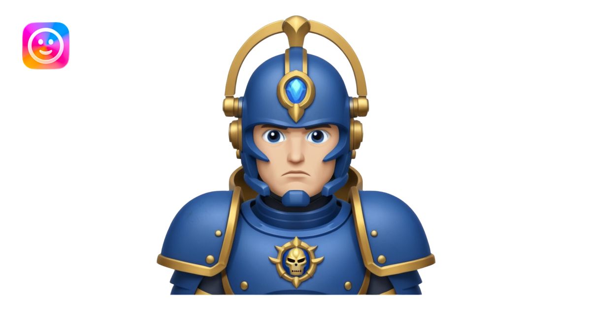 warhammer 40k Primarch Roboute Guilliman emoji | AI Emoji Generator