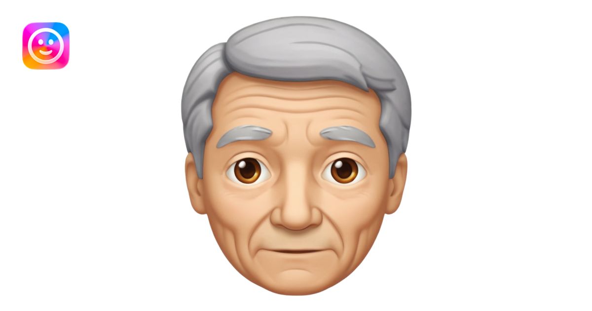 Parent Face with bit more age emoji | AI Emoji Generator