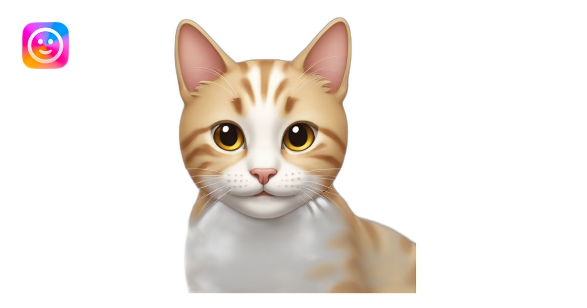 cat smiles emoji | AI Emoji Generator