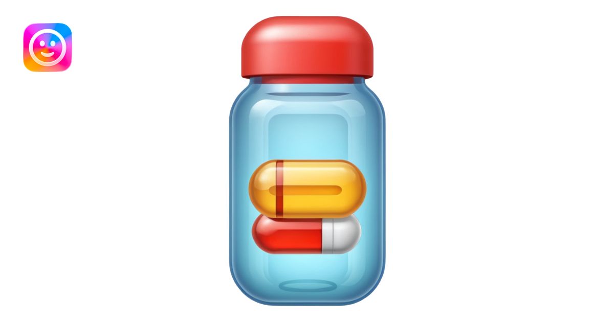 Capsule medicine emoji | AI Emoji Generator