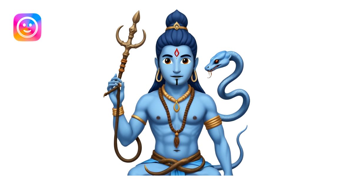 Mahadev real god shiv not like cartoon blue body and trishul and and had damru and nack around ...