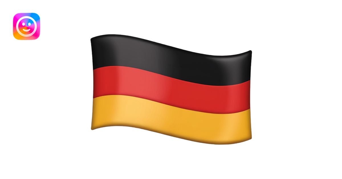 Make the old ww1 German red white black flag emoji | AI Emoji Generator