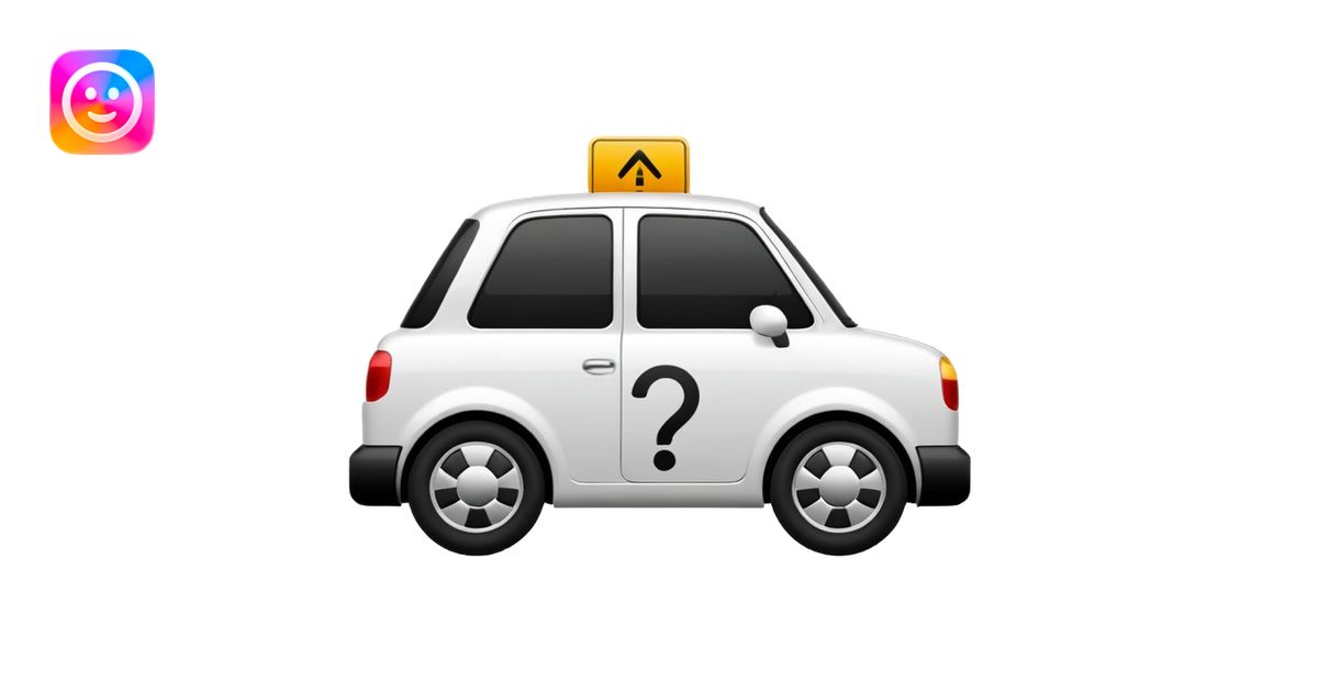 car Validation, Pictogram emoji | AI Emoji Generator