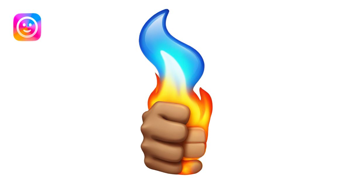 thumb up on fire emoji | AI Emoji Generator