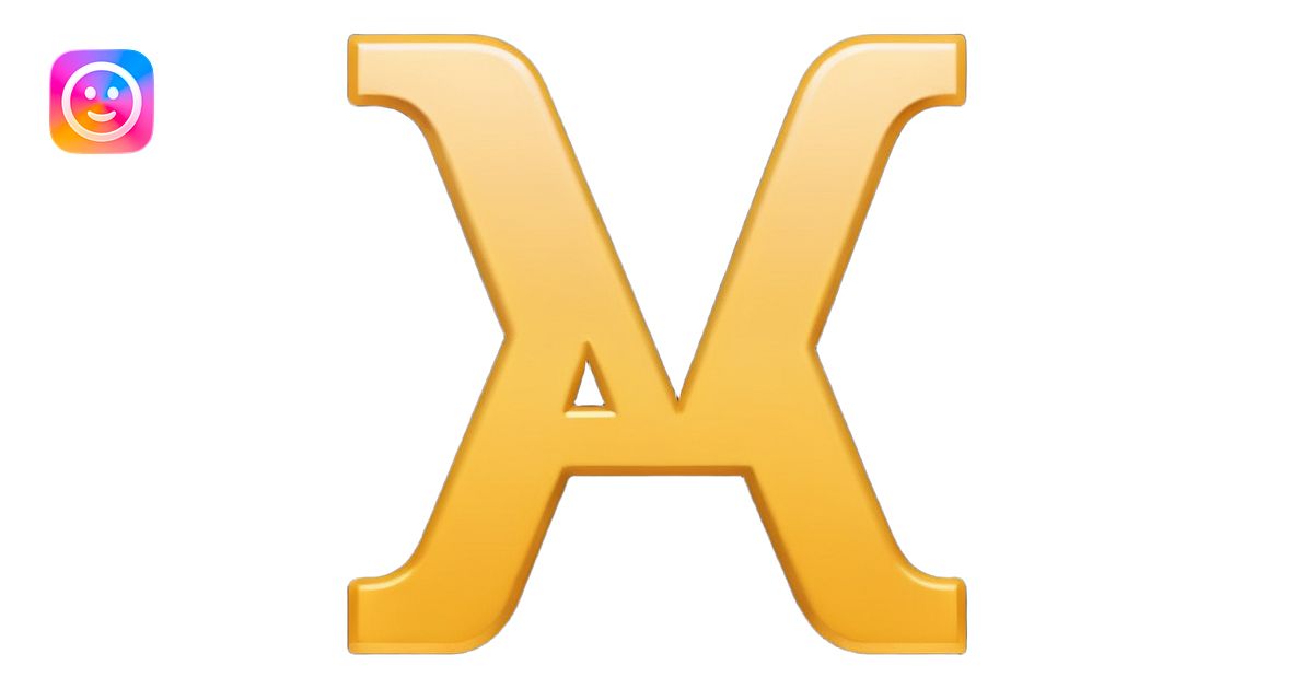 A square image of capital letters "AI" emoji | AI Emoji Generator